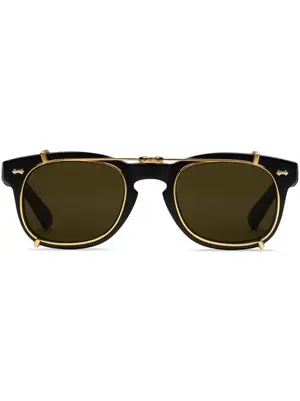 Gucci Double-frame Round Sunglasses