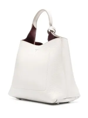 TOD'S T Timeless Mini Tote Bag - White