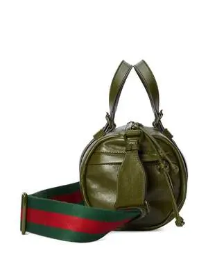 Gucci Double G Leather Duffle Bag