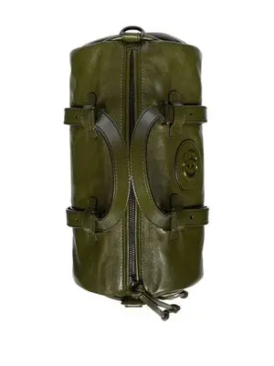 Gucci Double G Leather Duffle Bag