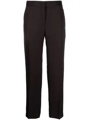 JIL SANDER Cropped Twill Trousers