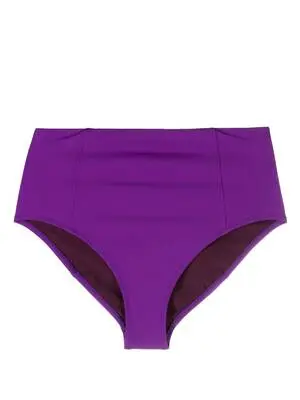 Ulla Johnson High-waist Bikini Bottom - Purple