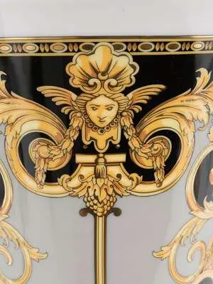 Versace Barocco-print Vase