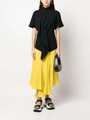 Colville Asymmetric Draped Top