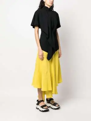 Colville Asymmetric Draped Top