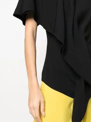 Colville Asymmetric Draped Top