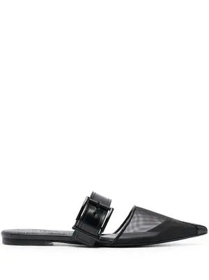 Alexander McQueen Punk Point-toe Flat Mules