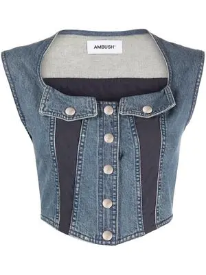 AMBUSH Bustier Denim Vest