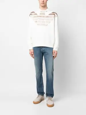 Emporio Armani Straight-leg Twill Jeans
