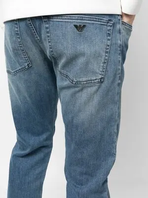 Emporio Armani Straight-leg Twill Jeans