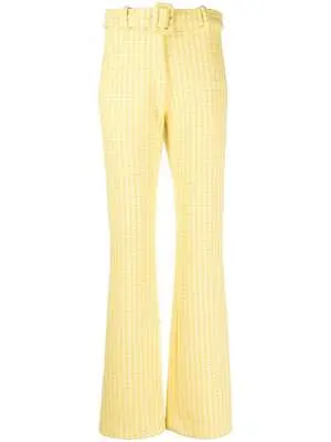 Viktor & Rolf Buckle Straight-leg Trousers - Yellow