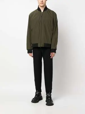 Woolrich Logo-patch Zip-up Bomber Jacket