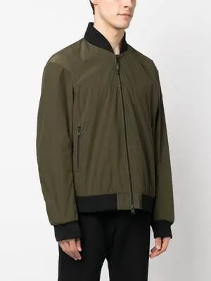 Woolrich Logo-patch Zip-up Bomber Jacket
