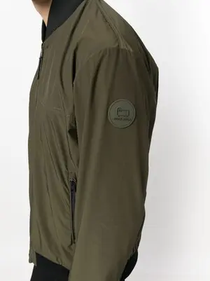 Woolrich Logo-patch Zip-up Bomber Jacket