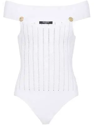 Balmain Cut Out Bodysuits