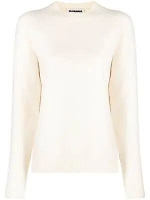 JIL SANDER Harmony Crew-neck Wool Jumper