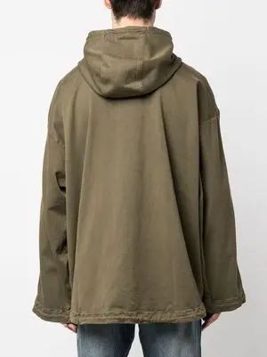DIESEL® Logo-embroidered Hooded Jacket