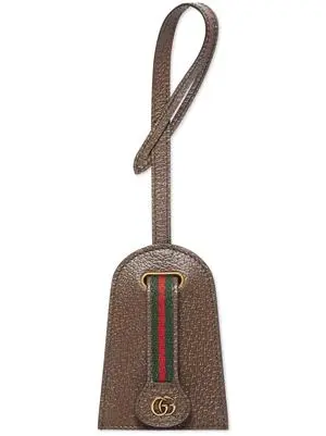 Gucci Double G Leather Hang Tag