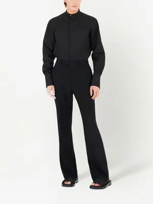 FERRAGAMO Tailored Trousers With Satin Inserts