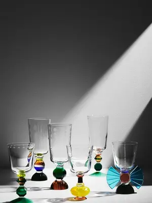 REFLECTIONS COPENHAGEN Mayfair Tall Crystal Glasses, Set Of 2