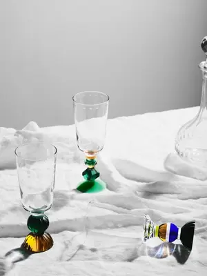 REFLECTIONS COPENHAGEN Mayfair Tall Crystal Glasses, Set Of 2