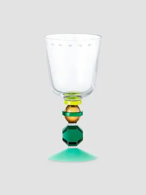 REFLECTIONS COPENHAGEN Mayfair 2-piece Short Crystal Glass Set - Silver