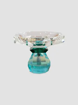 REFLECTIONS COPENHAGEN Madison Crystal Bowl - Azure