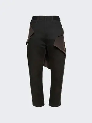 44 LABEL GROUP Straight Conflict Pants - Black