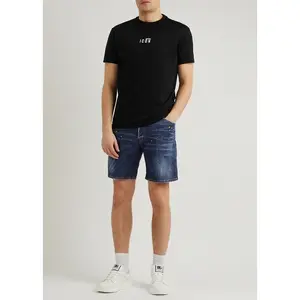 Dsquared2 Marine Distressed Stretch-denim Shorts