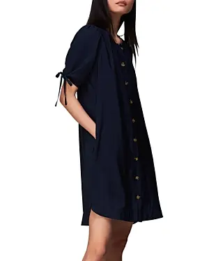 Whistles Frankie Button Front Dress