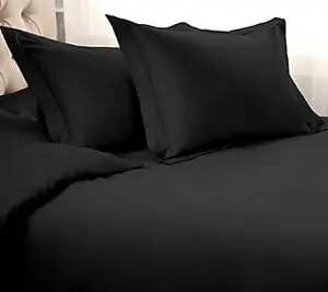 SUPERIOR 1500-tc Solid Egyptian Cotton Duvet Cover Set- Cal.kg - One-color