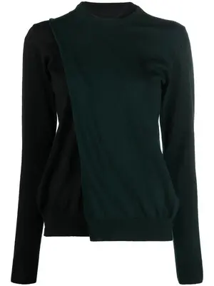 Colville Long-sleeve Knitted Wool Top