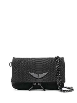Zadig&Voltaire Small Crocodile-embossed Crossbody Bag