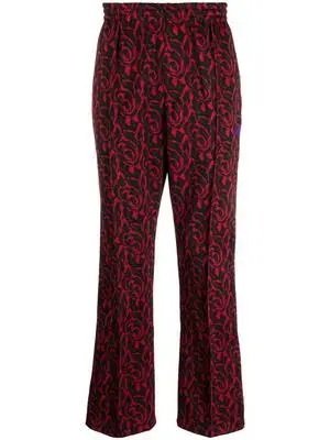 Needles Pintuck Graphic Trousers - Red
