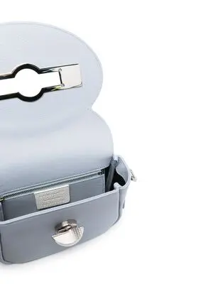 ZANELLATO Small Tina Daily Leather Shoulder Bag - Blue