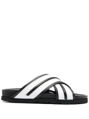Palm Angels Track Criss-cross Slides