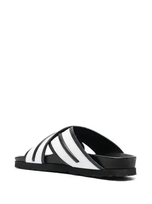 Palm Angels Track Criss-cross Slides