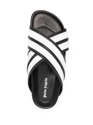 Palm Angels Track Criss-cross Slides