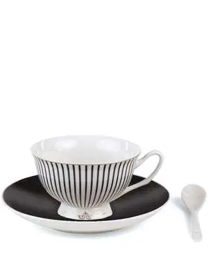 SELETTI Minerva Porcelain Tea Set - White