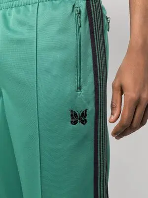 Needles Side Stripe Track Pants - Green