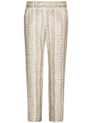 Dolce & Gabbana Embroidered Trousers