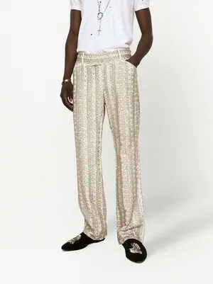 Dolce & Gabbana Embroidered Trousers