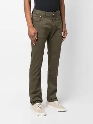 Jacob Cohen Tapered-leg Trousers - Green