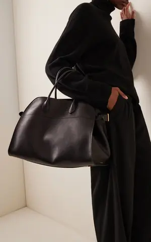 THE ROW Margaux 15 Leather Tote Bag