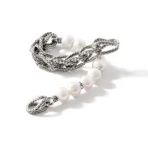 John Hardy Surf Bracelet With Pearls