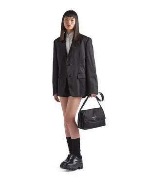 Prada Medium Padded Re-nylon Bag - Black