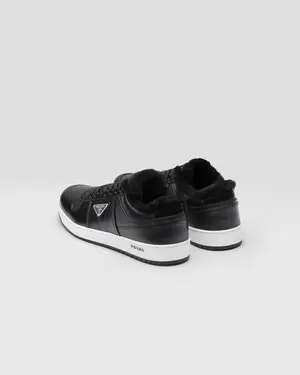 Prada Downtown Leather Sneakers