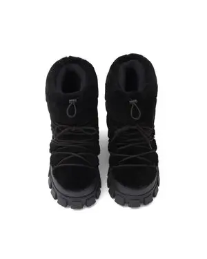 Prada Shearling Après Ski Booties