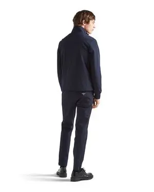 Prada Stretch Technical Fabric Zipper Sweatshirt