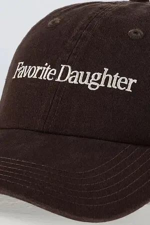 FAVORITE DAUGHTER Baseball Cap - Chocolate
